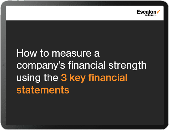 3 Key Financial Statements Guide | Escalon